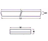 Aluminium Parabolic Louver Fitting Metric Size