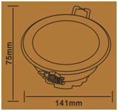 LED Light LDL 9/120DJ